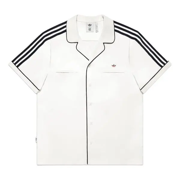 Adidas X Clot Bowling Shirt - White/black