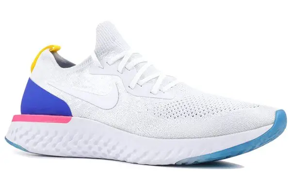 Nike Epic React Flyknit 'og' Athletic Sneakers - White