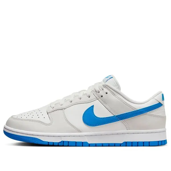 Nike Dunk Low Sneakers - White/grey/blue