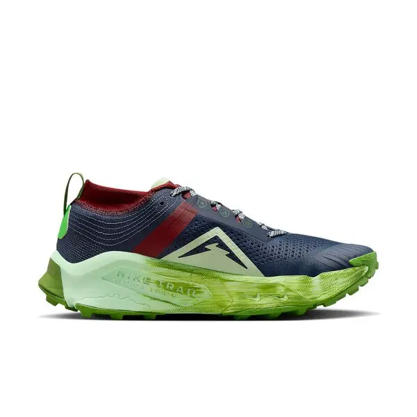 Nike Zoomx Zegama Trail Running Sneakers - Blue/green