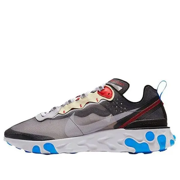 Nike React Element 87 Sneakers - Gray/blue/white