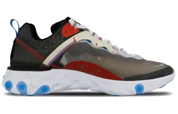 Nike React Element 87 Sneakers - Gray/blue/white