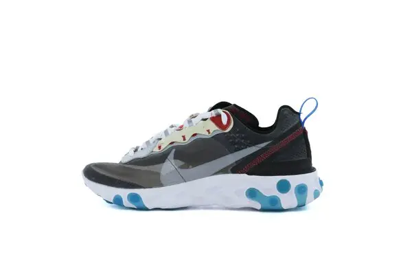 Nike React Element 87 Sneakers - Gray/blue/white