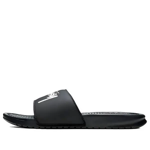 Nike X Stussy Benassi Slide Sandals - Black