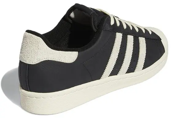 Adidas Superstar 82 'black Cream White' Sneakers - Black/white