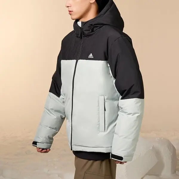 Adidas Colorblock Hooded Down Jacket