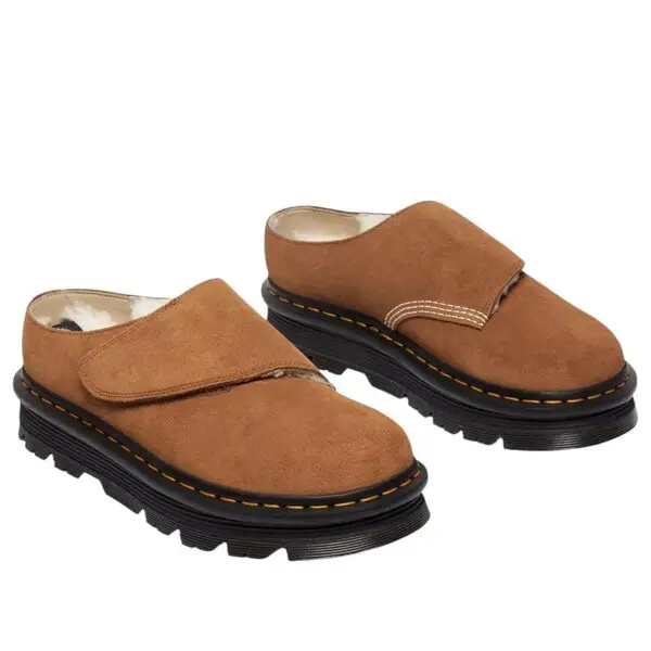 Dr. Martens Zebzag Mules - Desert Brown