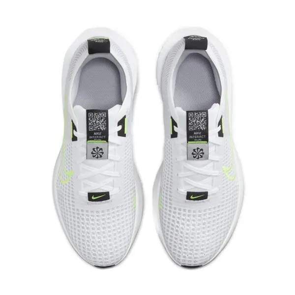 Nike Interact Run Sneakers - White/wolf Grey/black