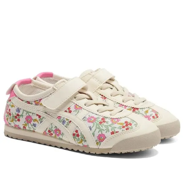Onitsuka Tiger Mexico 66 "white Cream Floral - White/cream