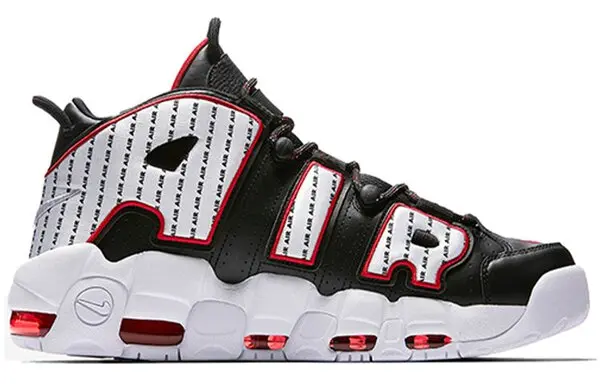 Nike More Uptempo "pinstripe" High Top Sneakers