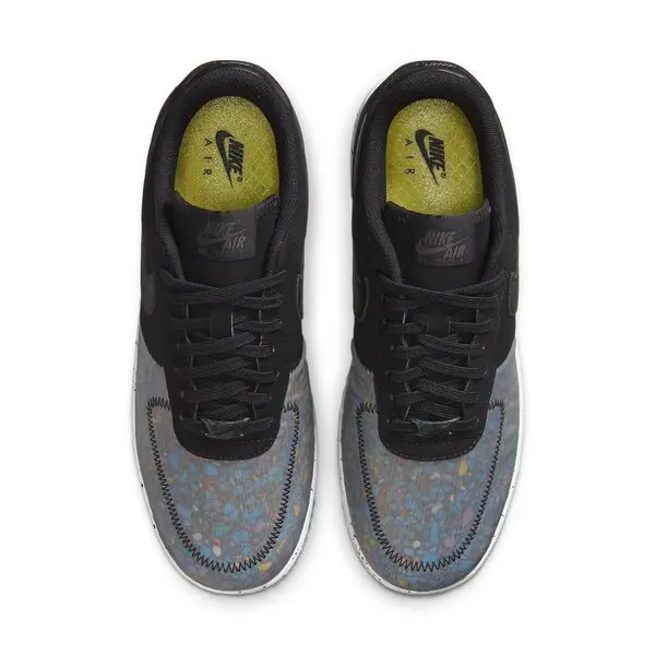 Nike Force 1 Crater Low Top Sneakers - Black