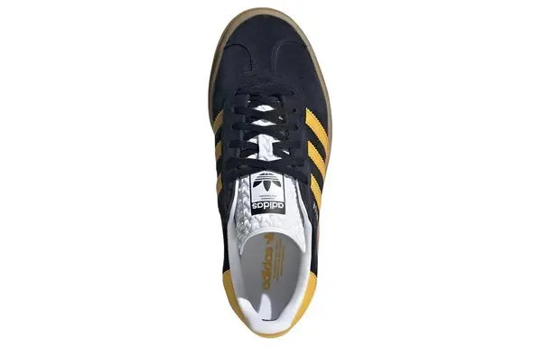 Adidas Gazelle Bold Platform Sneakers - Core Black/bold Gold/cloud White