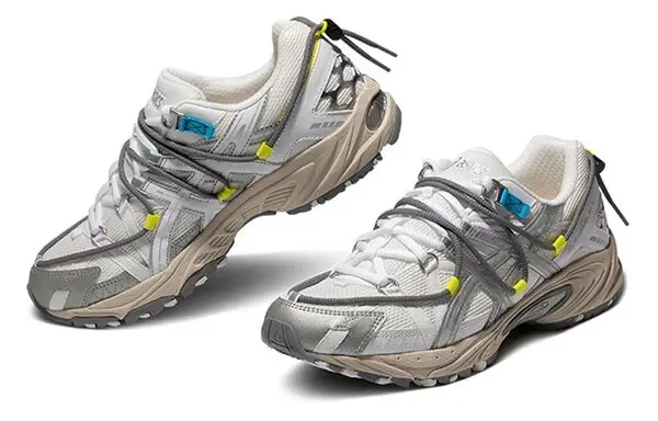 Asics Kahana Tr V2 Athletic Sneakers - White/frey/yellow-blue