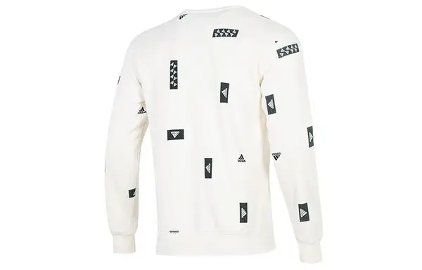 Adidas Crewneck Sweatshirt With All-over Graphic Print