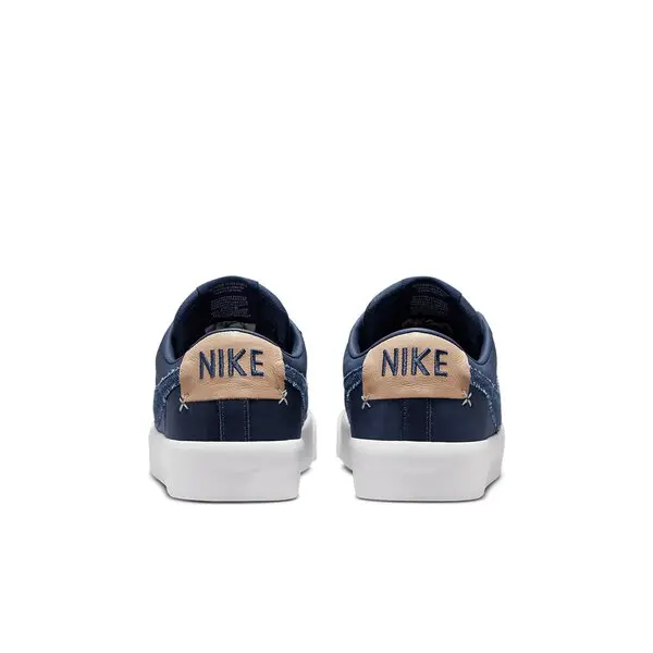 Nike Blazer Low Gt Sb "midnight Navy Denim" Sneakers - Dark Blue