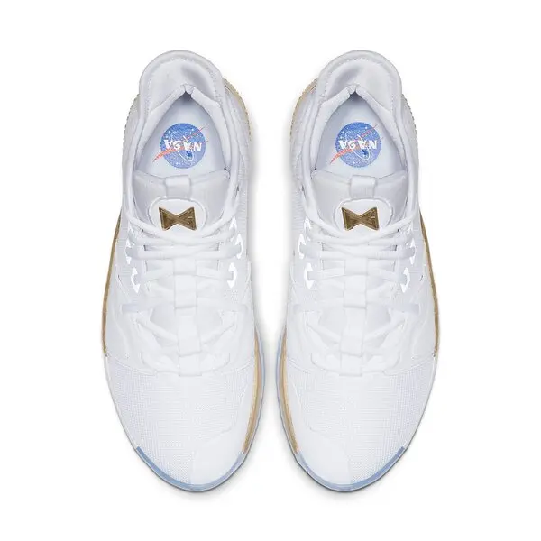 Nike Pg 3 Apollo Missions Sneakers - White/gold