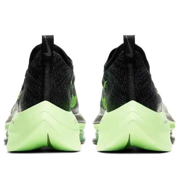 Nike Zoom Alphafly Next% Athletic Sneakers - Black/green