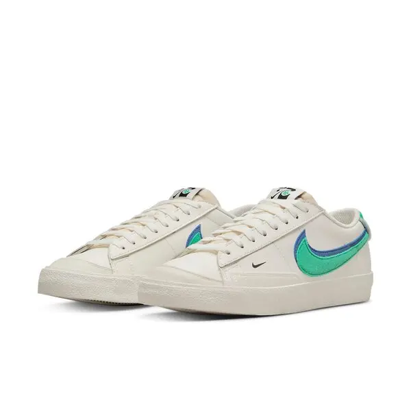 Nike Blazer Low '77 Se "double Swoosh Phantom Green Royal