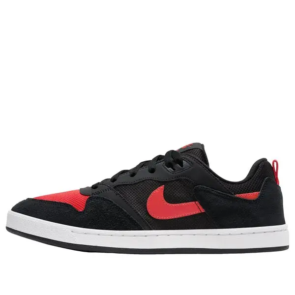Nike Alleyoop Sb "bred" Sneakers - Red