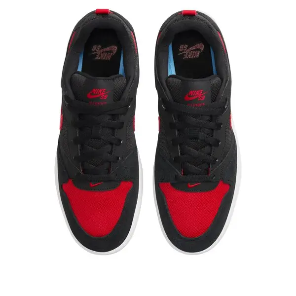 Nike Alleyoop Sb "bred" Sneakers - Red