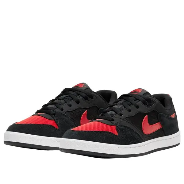 Nike Alleyoop Sb "bred" Sneakers - Red