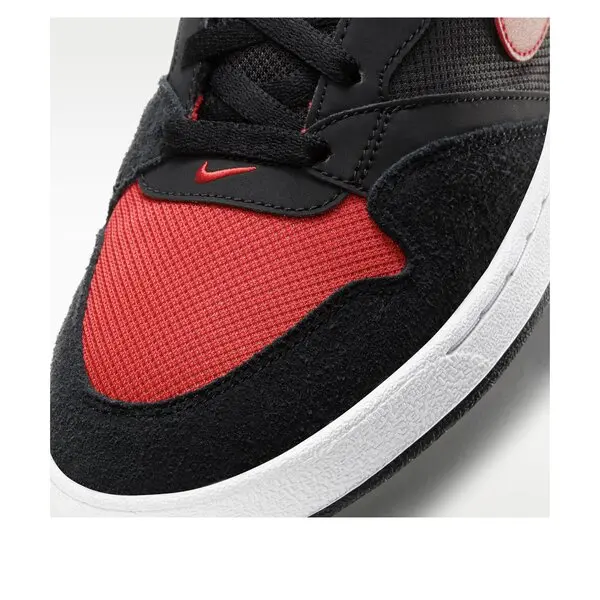 Nike Alleyoop Sb "bred" Sneakers - Red