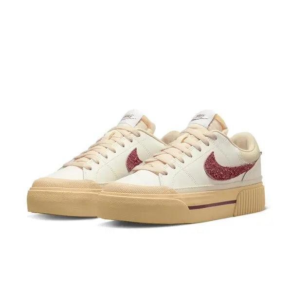 Nike Court Legacy Lift Low Top Sneakers - Sail/sesame/coconut Milk
