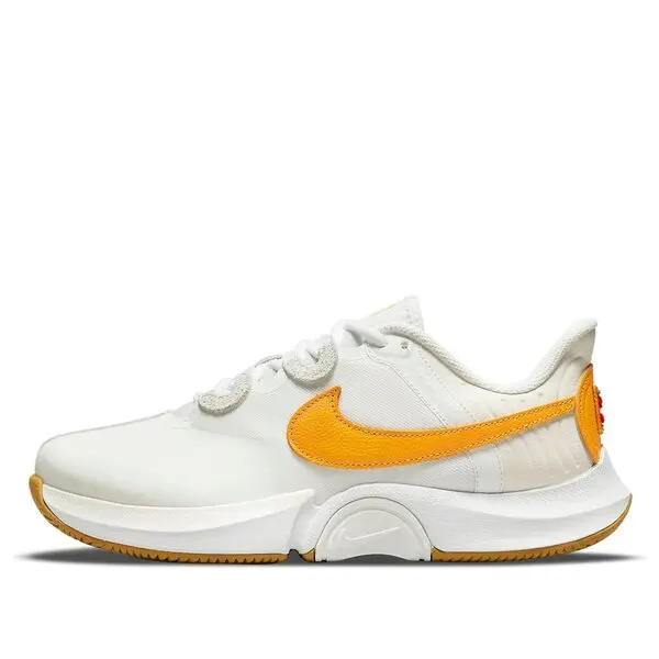 Nike Nikecourt Air Zoom Gp Turbo Tennis Shoes - White/orange