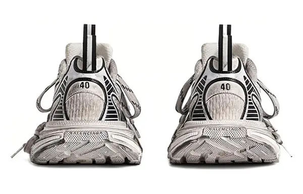 Balenciaga 3xl Sneakers In White And Black Mesh And Polyurethane - White/black