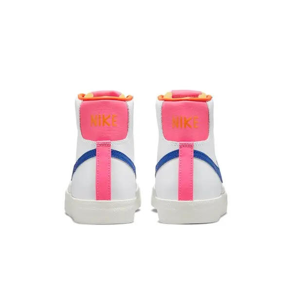 Nike Blazer Mid '77 High Top Sneakers - White/pink/blue