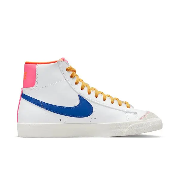 Nike Blazer Mid '77 High Top Sneakers - White/pink/blue