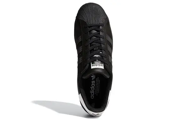 Adidas Superstar "japanese Side Print" Low Top Sneakers - Black
