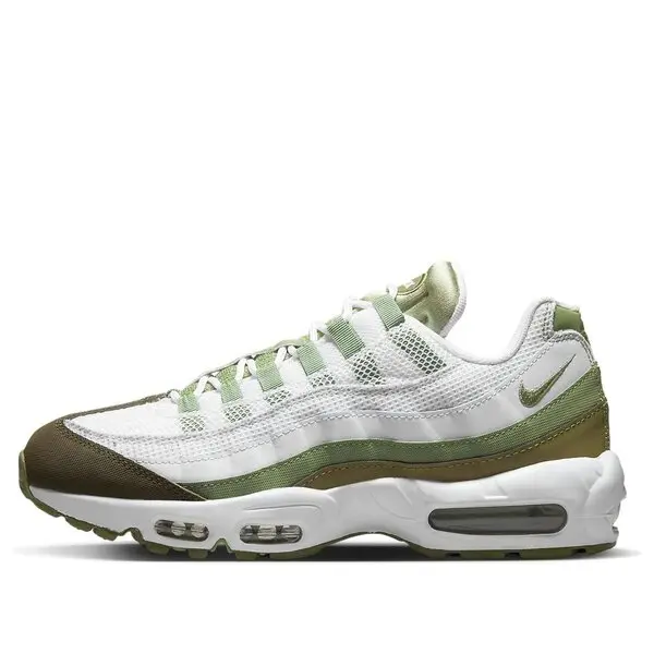 Nike Max 95 Sneakers - White/medium Olive/oil Green