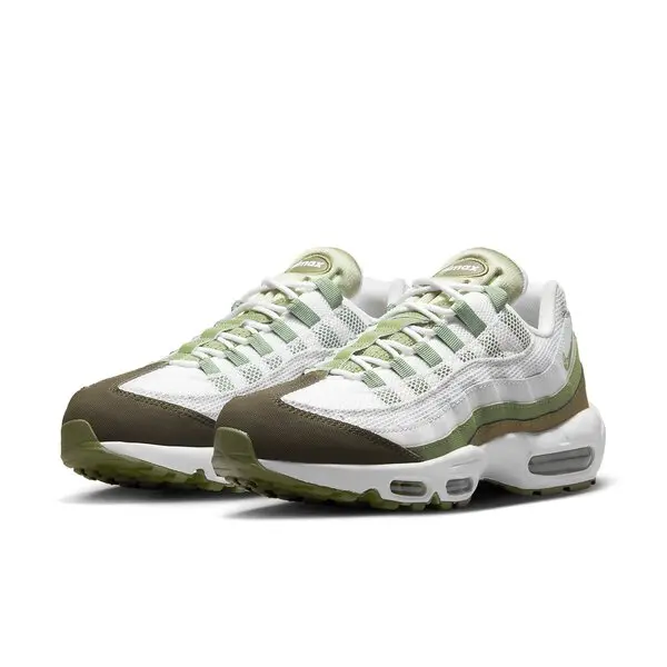Nike Max 95 Sneakers - White/medium Olive/oil Green