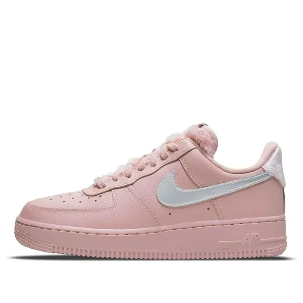 Nike Force 1 '07 Faux Sherpa Fur Sneakers - Pink/blue