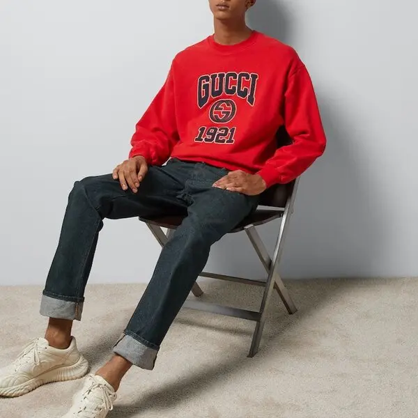Gucci Cotton Jersey Sweatshirt With Embroidery