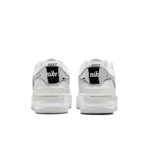Nike Force 1 Shadow Sneakers - White/silver