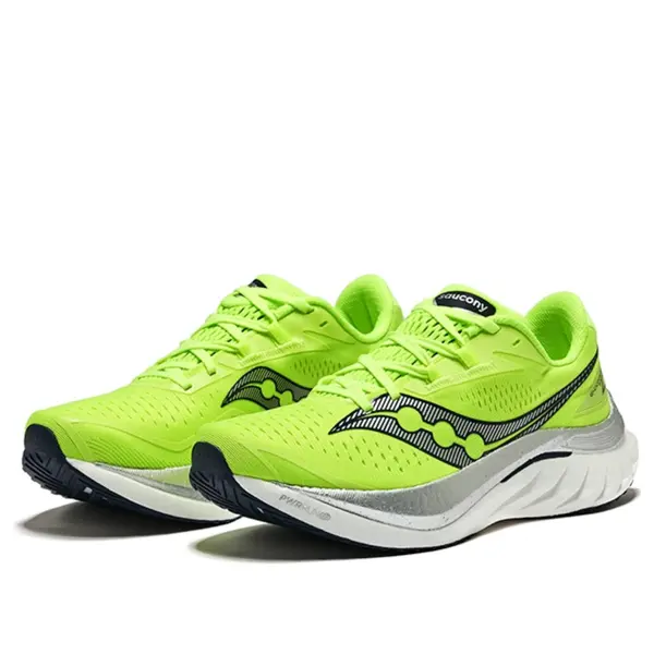 Saucony Endorphin Speed 4 Athletic Sneakers - Citron/navy