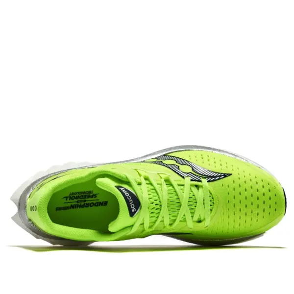 Saucony Endorphin Speed 4 Athletic Sneakers - Citron/navy