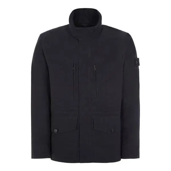 Stone Island Ghost Piece O-ventile Field Jacket - Black