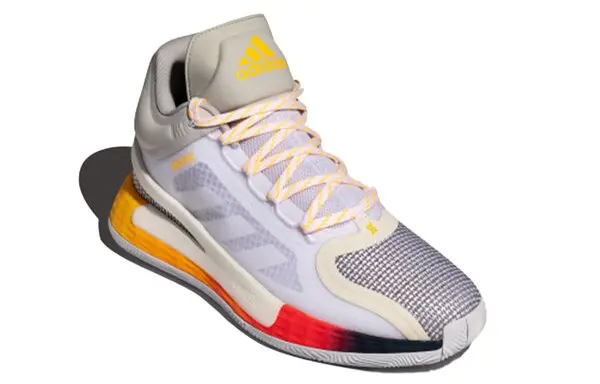 Adidas D Rose Athletic Sneakers - Grey/orange