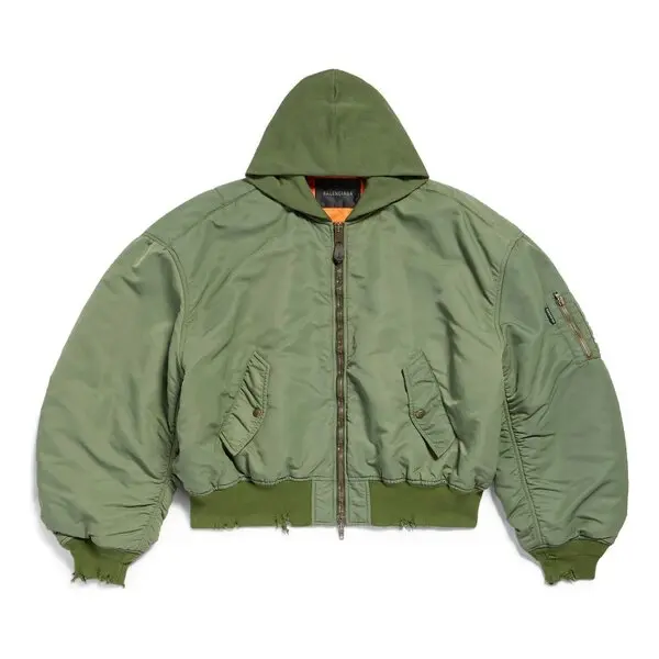 Balenciaga Bomber Jacket - Dark Green