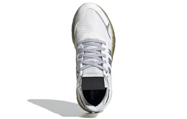 Adidas Nite Jogger "white Gold Metallic - White/black