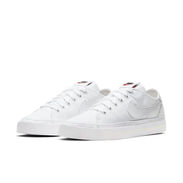 Nike Court Legacy Canvas Low Top Sneakers - White