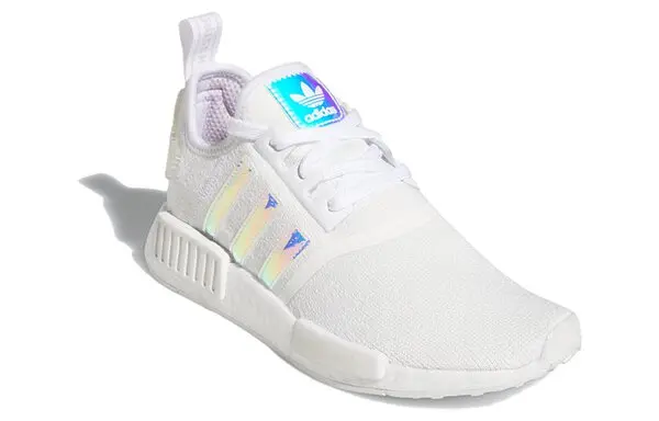 Adidas Nmd_r1 Sneakers With Iridescent Detailing - White