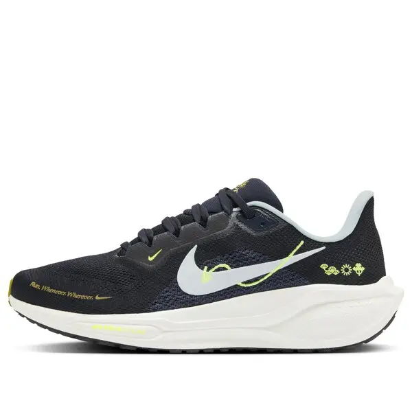 Nike Zoom Pegasus 41 Athletic Sneakers - Black/white