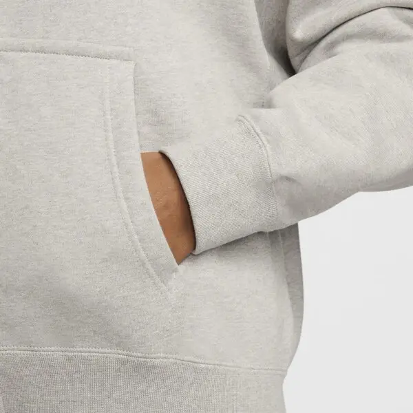 Nike X Stussy Ss24 Full-zip Fleece Hoodie 'grey Black - Grey/black