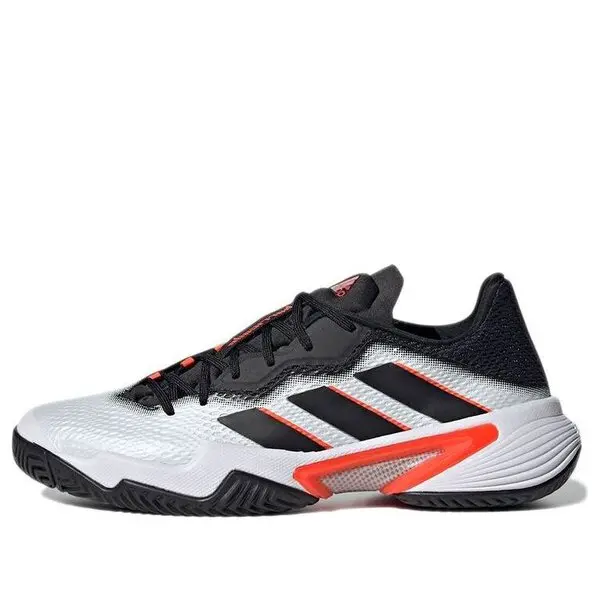 Adidas Barricade Tennis Shoes - Cloud White/core Black/solar Red