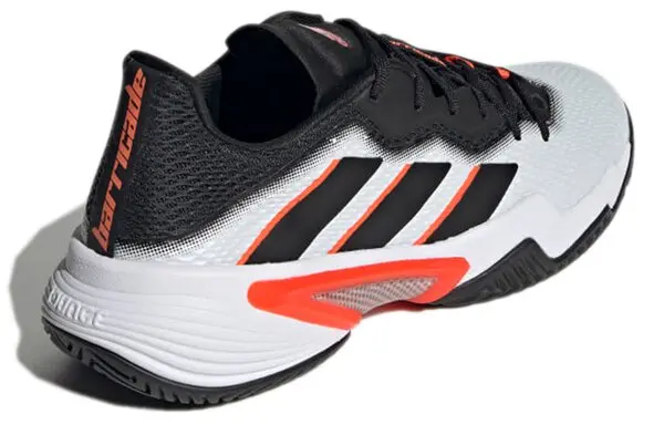 Adidas Barricade Tennis Shoes - Cloud White/core Black/solar Red
