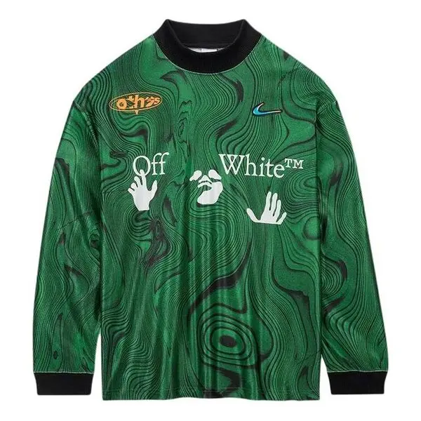 Nike X Off-white All Over Print Long Sleeve Jersey